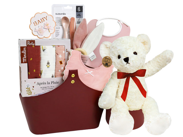 初生BB禮物Hamper（出生/百日宴/滿月）送給媽媽及BB – 即日送抵醫院/家居
