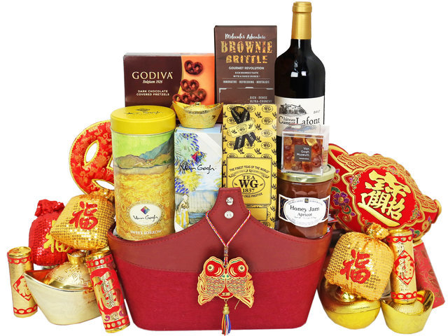 CNY Gift Hamper - Gourmet Chinese New Year Gift Baskets M14 - CH20108A7 ...