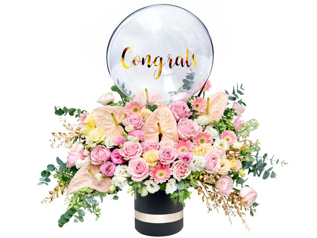 2023 Hong Kong Grand Opening Flower Basket, Congratulations flower Ordering