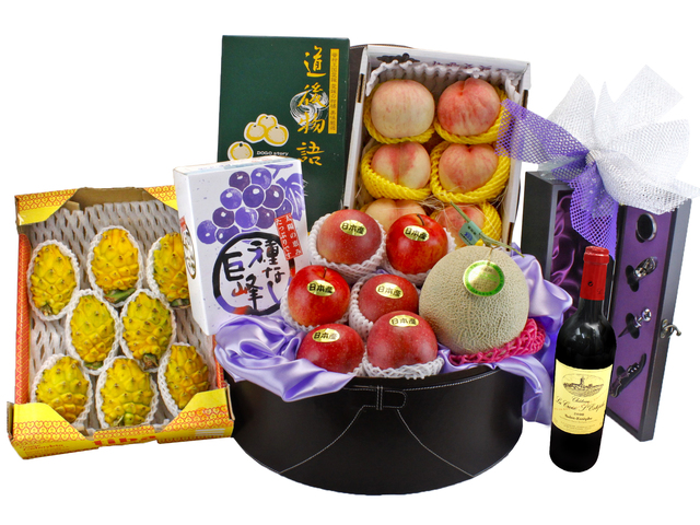 Fruit Basket - Deluxe Japanese Fruit Gift Hamper (A3) - L90034 - Give ...