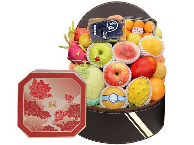 Mid-Autumn Gift Hamper - HK Peninsula Mooncake Mid Autumn Fruit Hamper ...