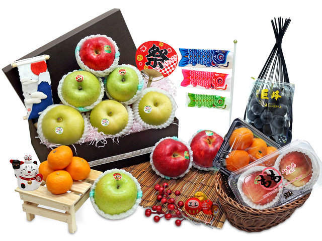 Mid-Autumn Gift Hamper - Japanese fruit gift basket M57 - L36670742 ...