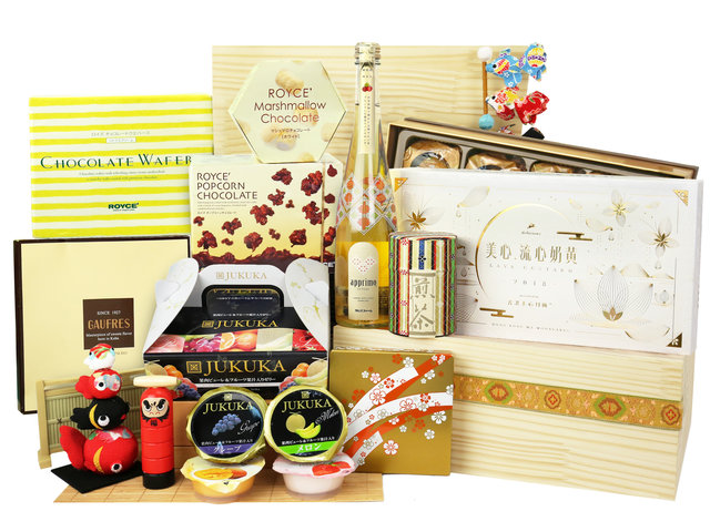 No-Fruit Gourmet Mooncake Gift Hampers - Give Gift Boutique Flower Shop