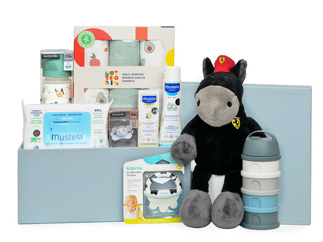 New Born Baby Gift - NICI x Ferrari Horsie Doll Baby Hamper NB34 ...