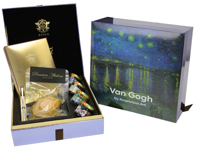 Wine n Food Hamper - Reign Fine Art Abalone With Honey Mother's Day Box ...